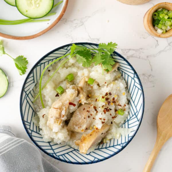 Chao Ga (Vietnamese Rice Porridge) Recipe - Fitsian Food Life
