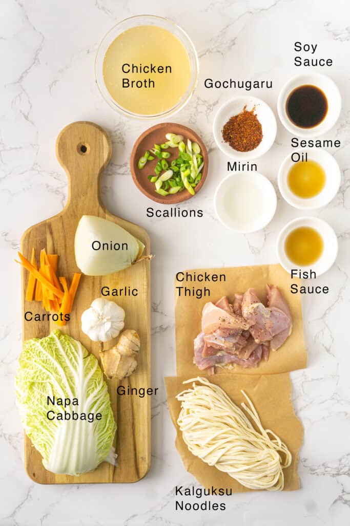 Chicken Kalguksu (Dak Kalguksu) - Fitsian Food Life