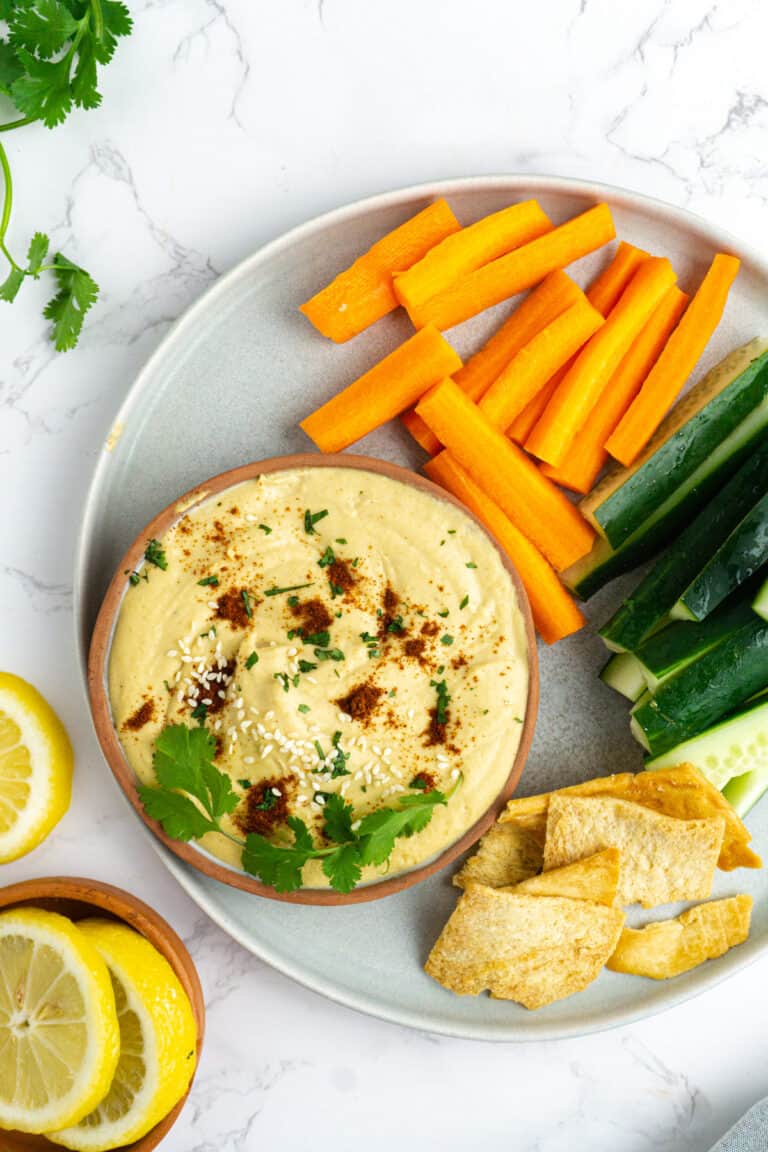 High Protein Hummus Recipe - Fitsian Food Life