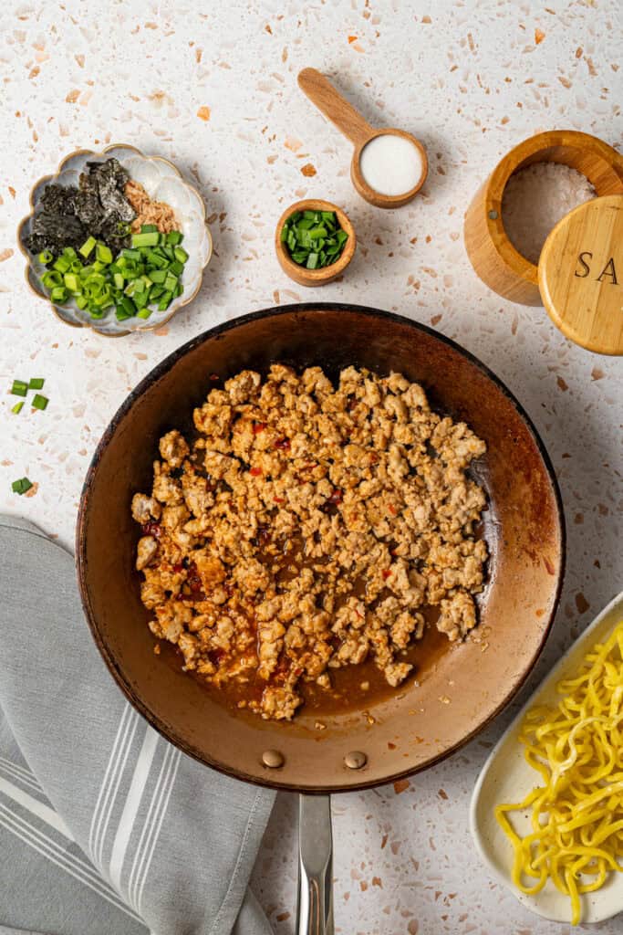 Healthy Chicken Mazemen - Fitsian Food Life